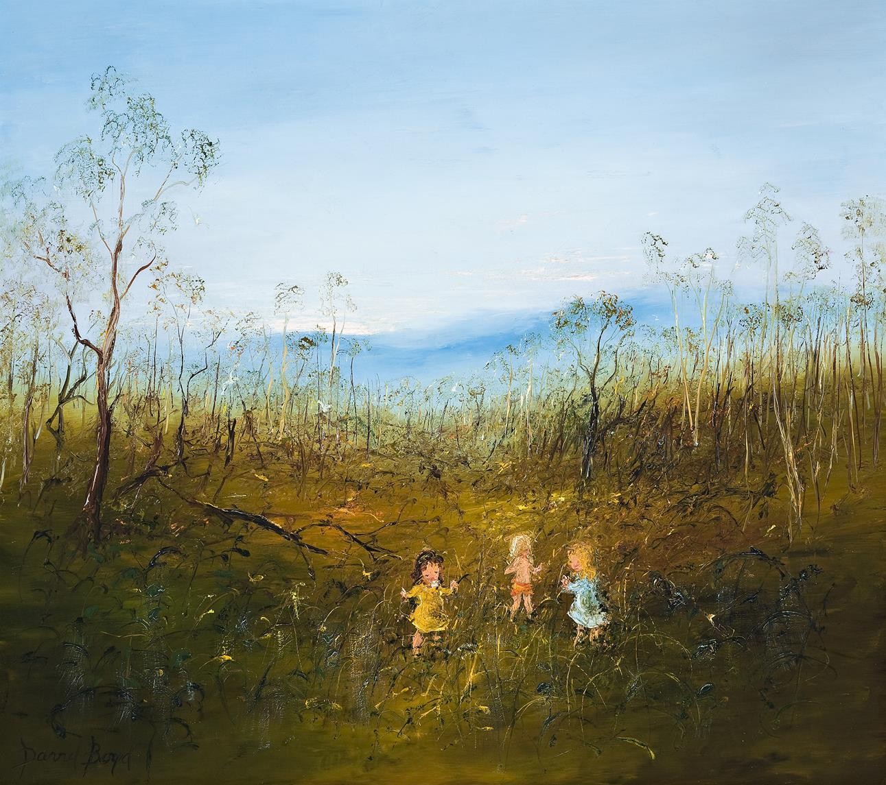 THREE FRIENDS IN THE WATTLE GROVE, c.1970s | Deutscher and Hackett